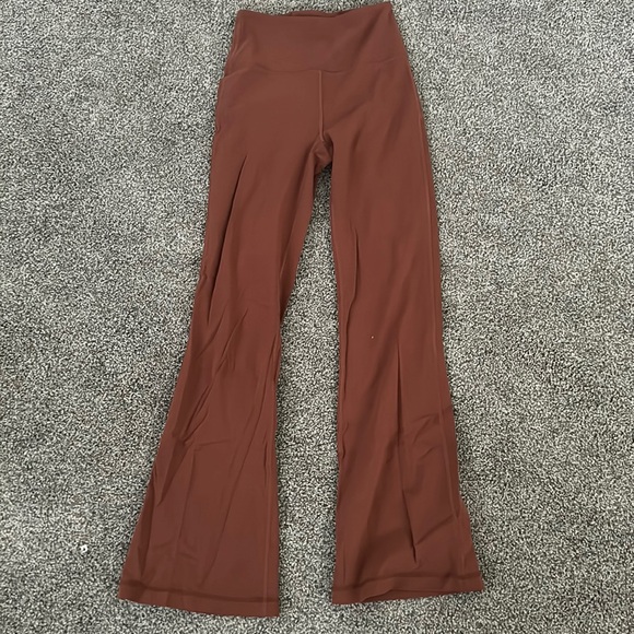 lululemon athletica | Pants & Jumpsuits | Lululemon Flare Leggings Size ...